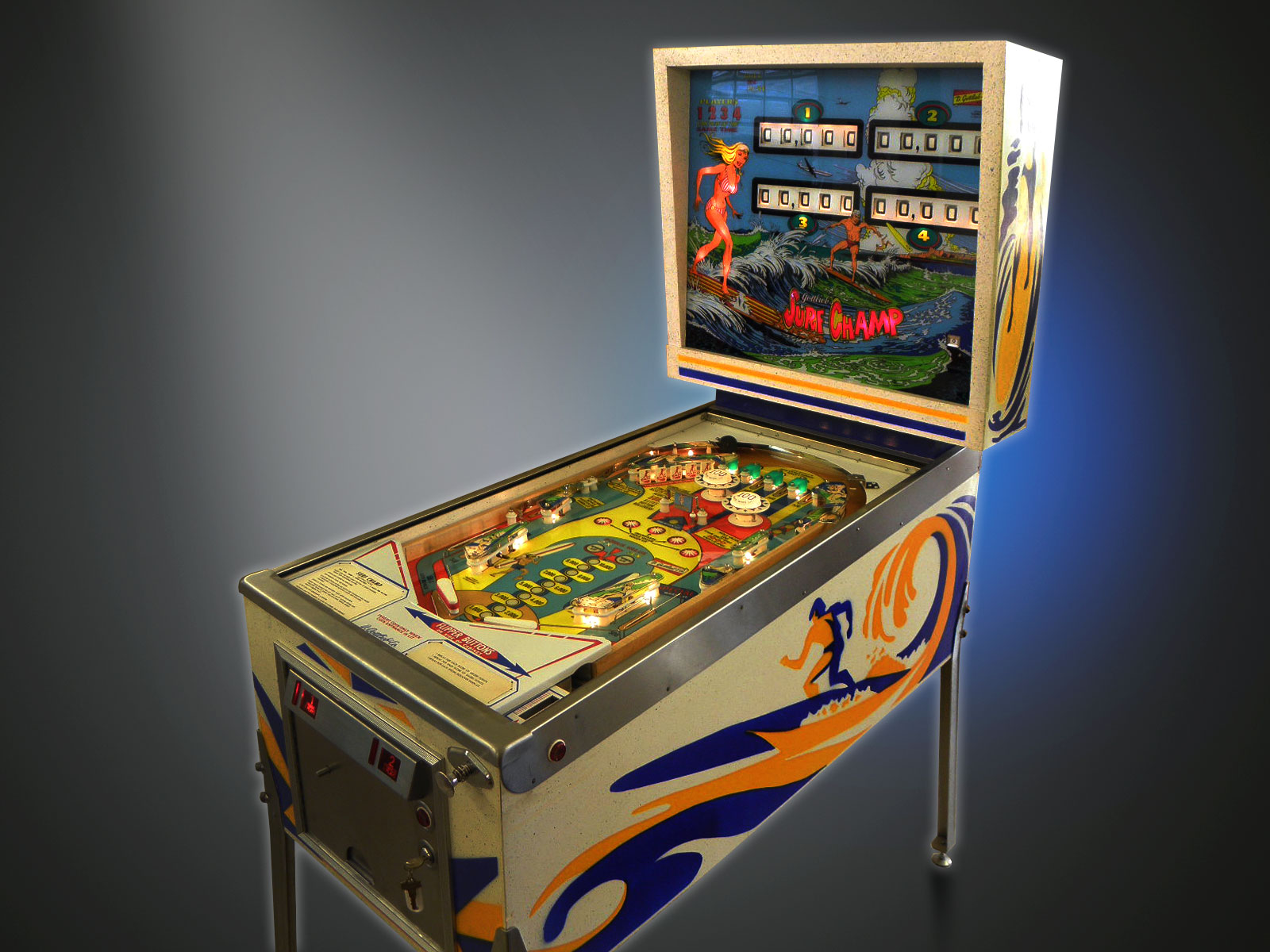 Elektromechanische Flipper (bis ca. 1975) : Surf Champ - Gottlieb