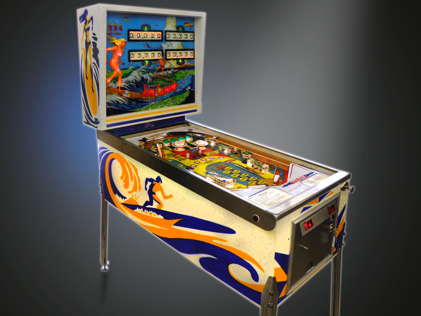 Flipper - Flipperautomaten - Pinball - Kaufen: Surf Champ - Gottlieb