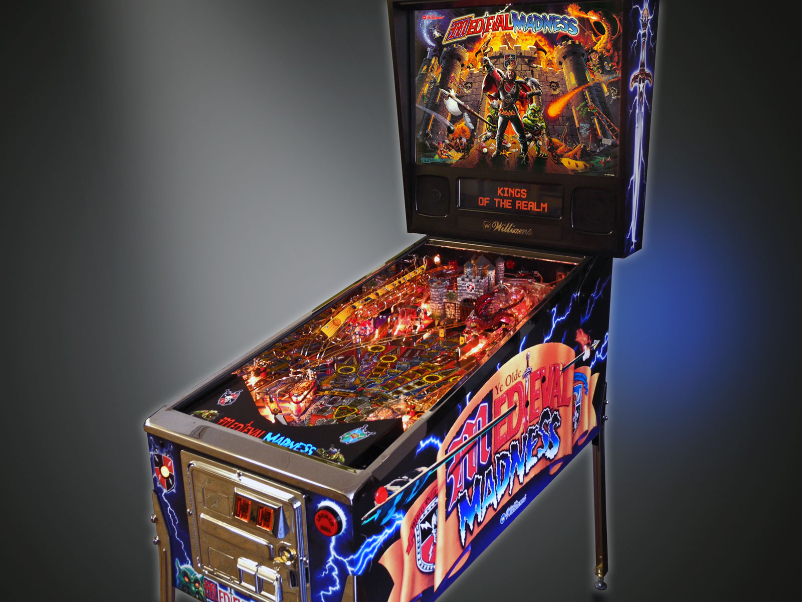 Flipperautomat Medieval Madness Williams 1997