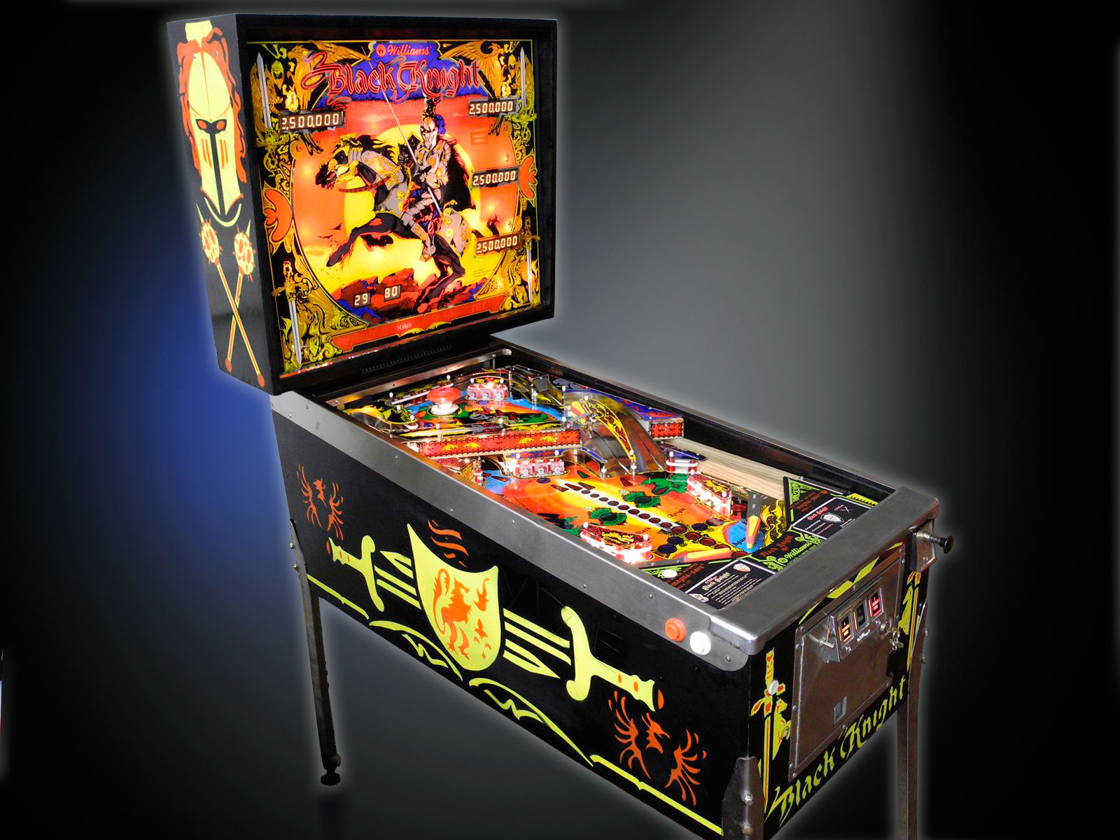 Flipperautomat Williams Black Knight, 1980