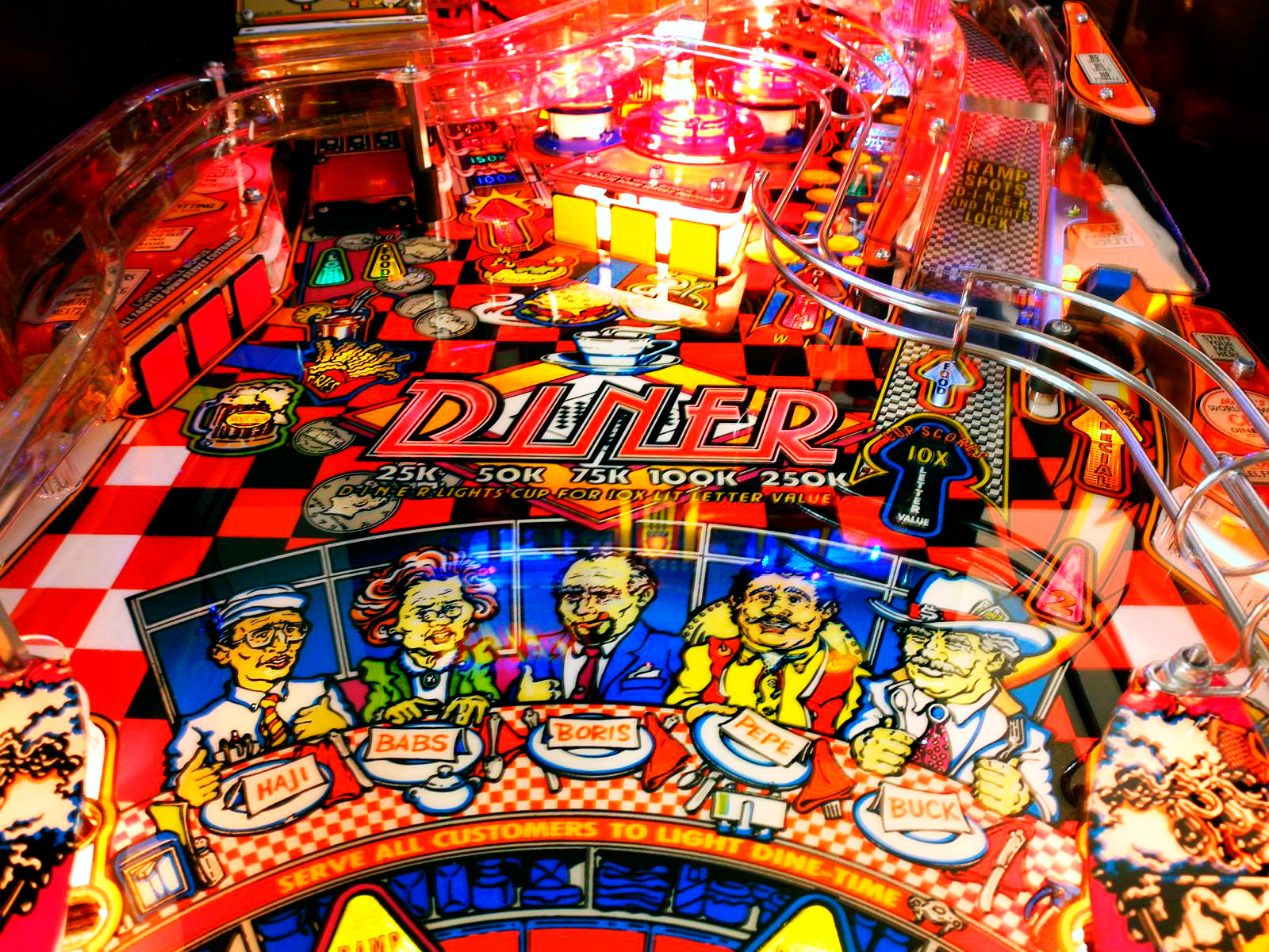 Flipperautomat Williams Diner, 1990