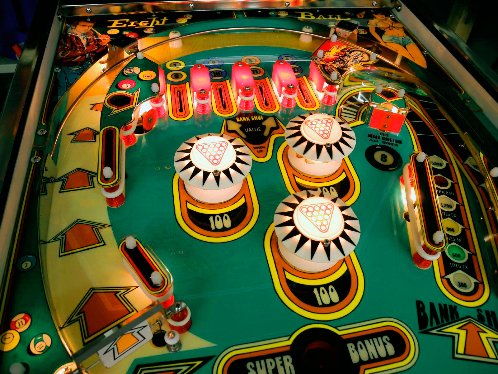 Flipperautomat Eight Ball Bally 1977