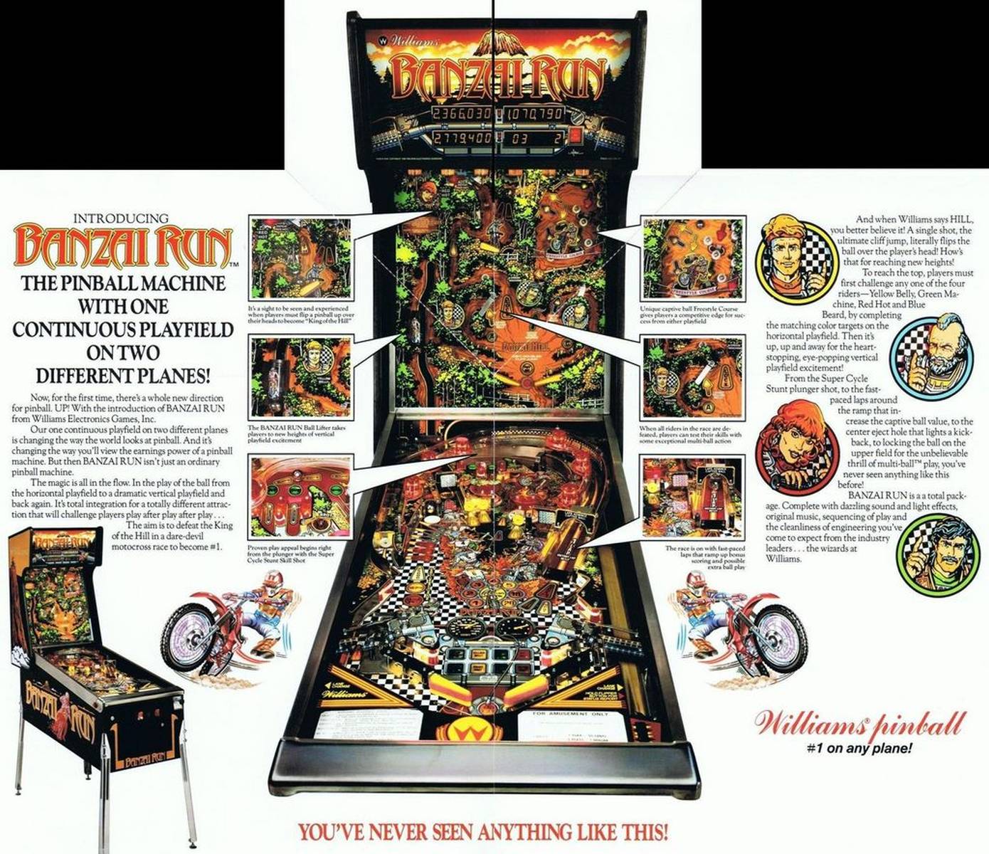 Flipper - Flipperautomaten - Pinball - Kaufen: Banzai Run - Williams