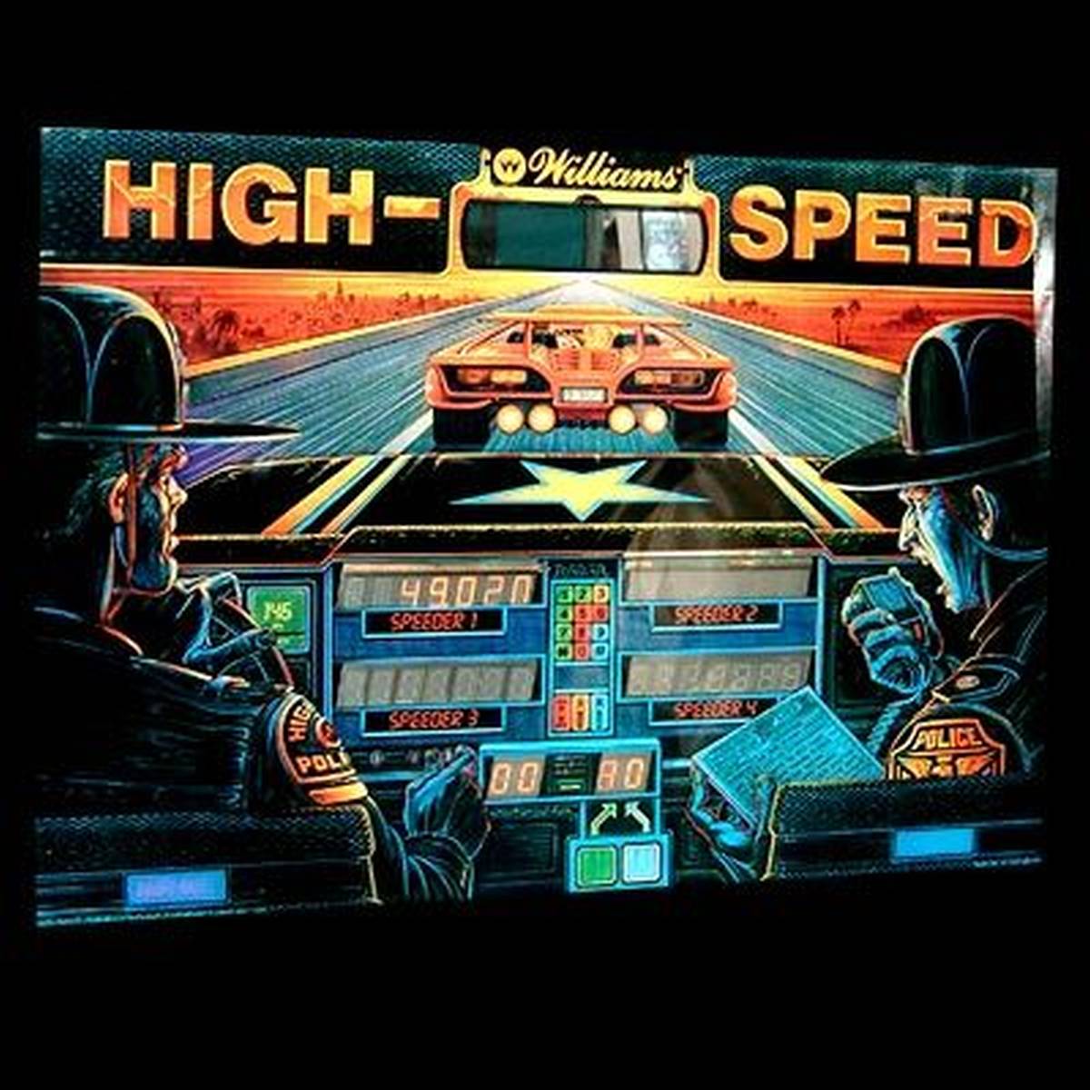 Flipperautomat Williams High Speed, 1986