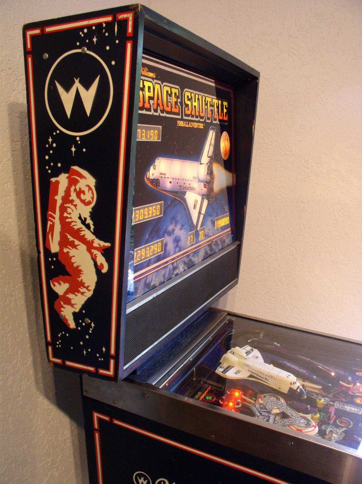 Flipperautomat Williams Space Shuttle, 1986