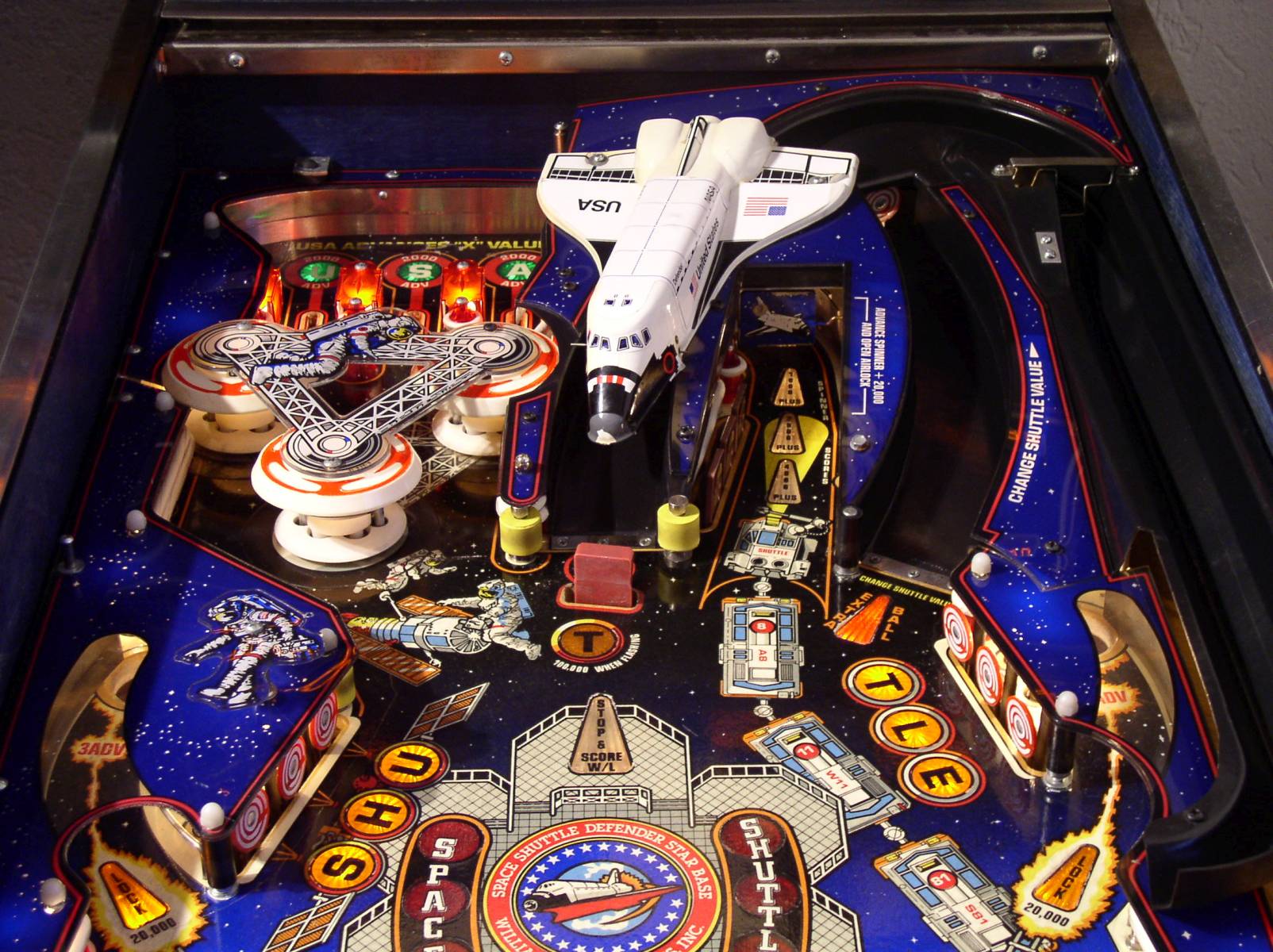 Flipperautomat Williams Space Shuttle, 1986