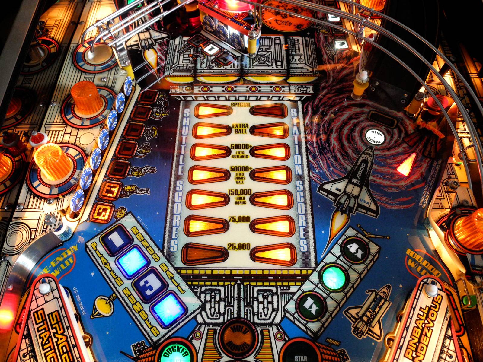 Flipperautomat Williams Space Station, 1987