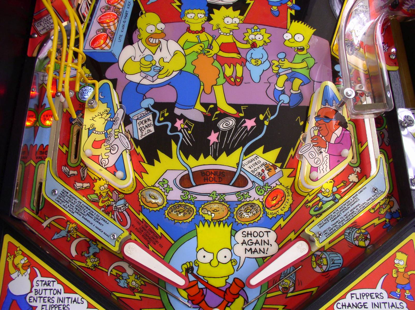 Flipperautomat Data East Simpsons 1990