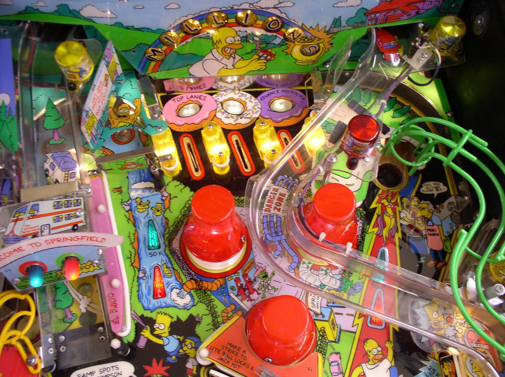 Flipperautomat Data East Simpsons 1990