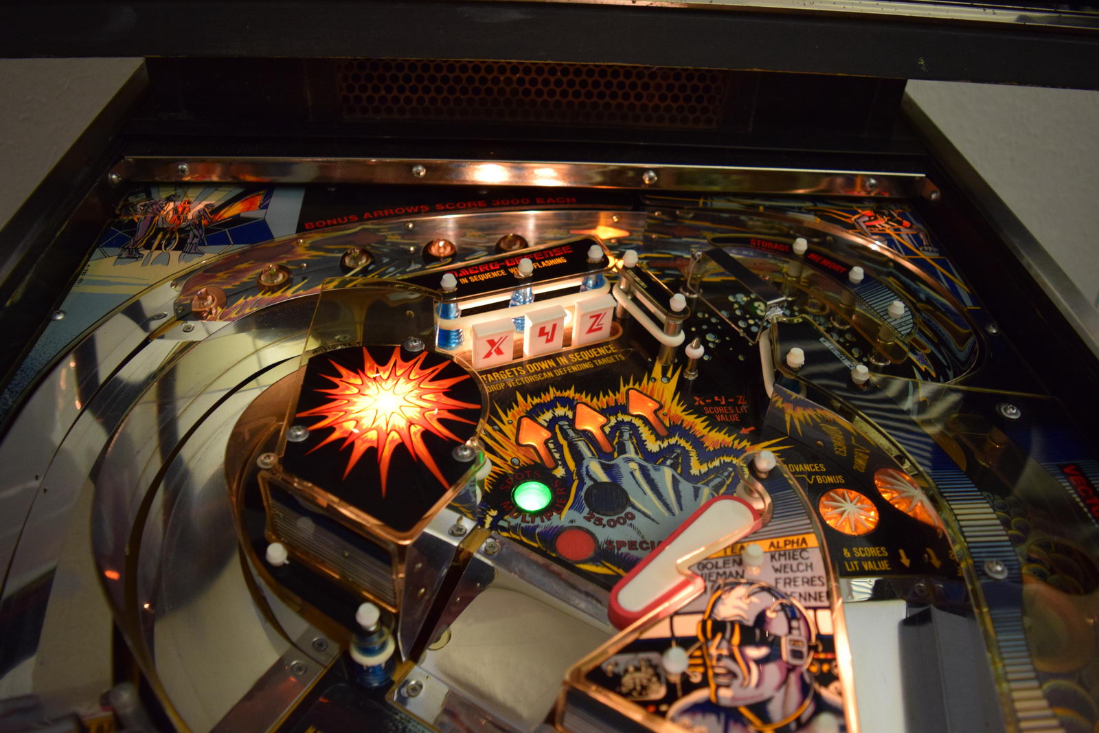 Flipperautomat Vector Bally 1982