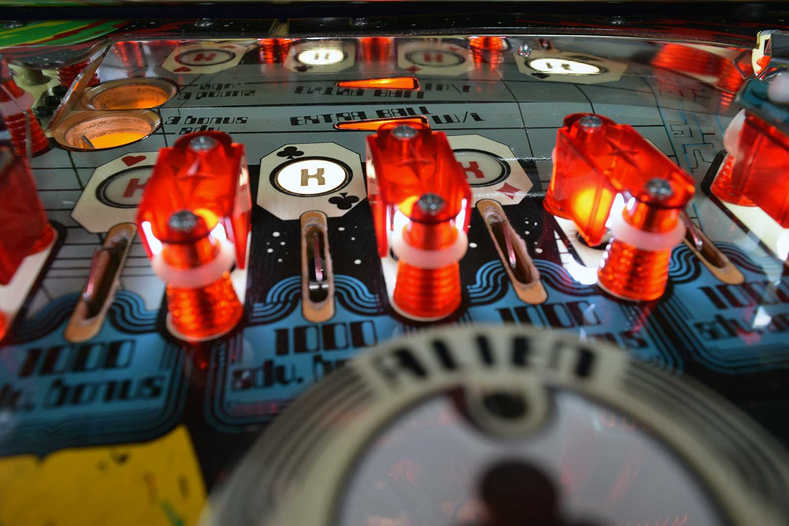 Flipperautomat Williams Alien Poker, 1980 kaufen bei Pinball-Dreams