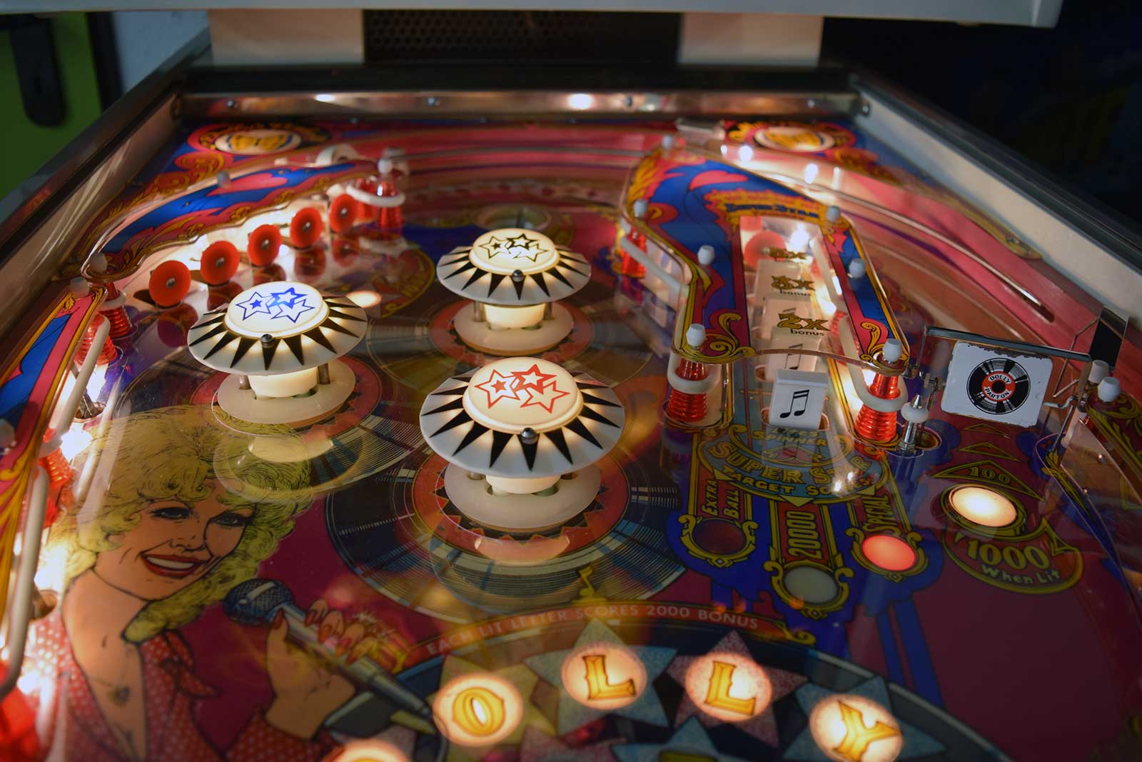 Flipperautomat Bally Dolly Parton 1978