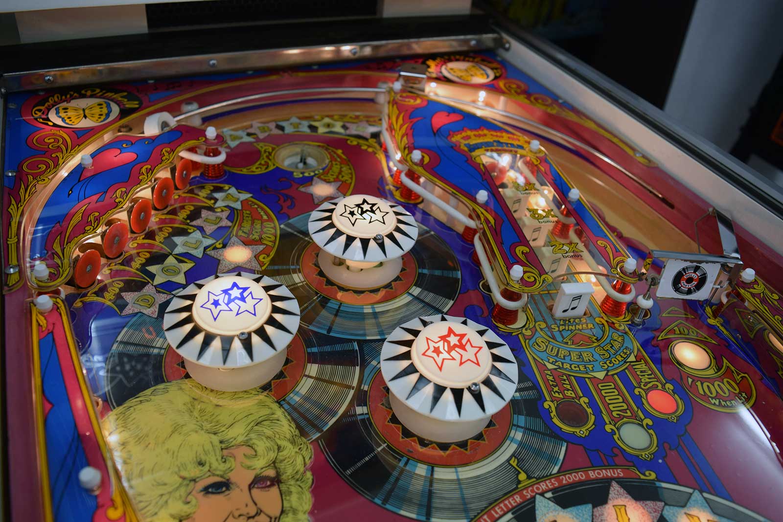 Flipperautomat Bally Dolly Parton 1978