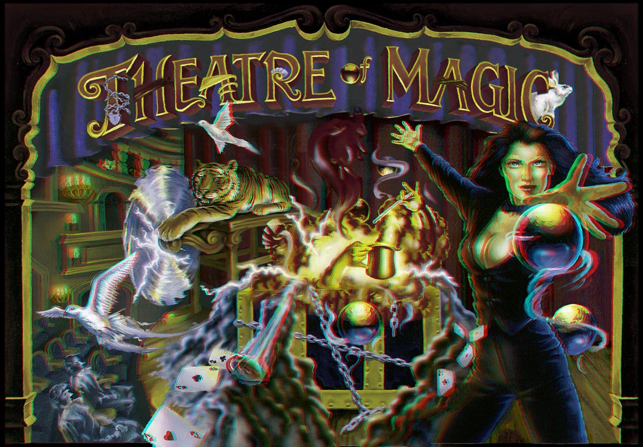 3D-Translites: 3D Translite Theatre of Magic
